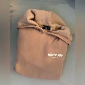 White Fox Boutique | Other | White Fox Boutique Beigetan Fleece Hoodie ...